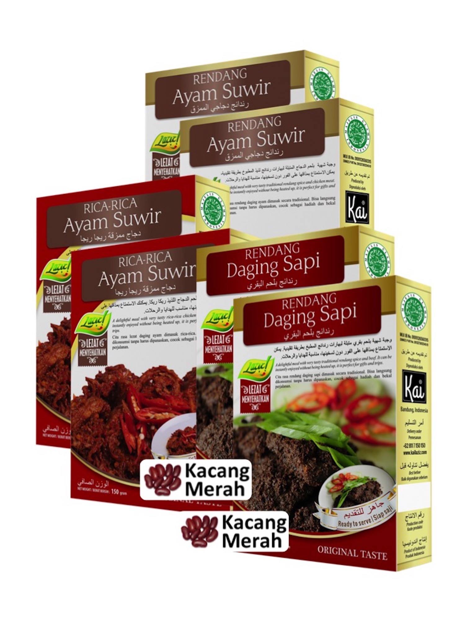 PAKET HEMAT RENDANG DAN RICA-RICA AYAM SUWIR, RENDANG DAGING SAPI ...