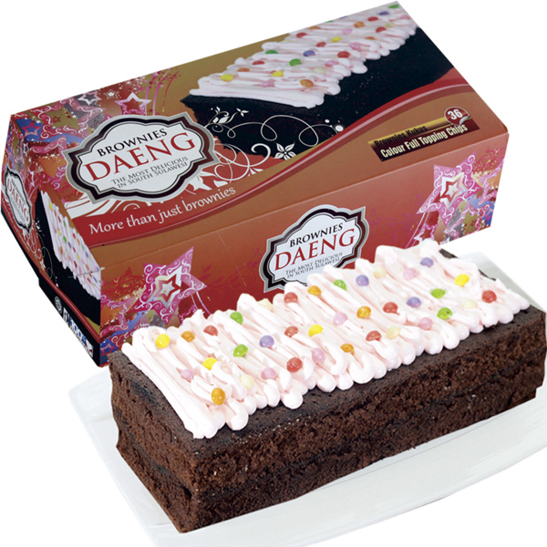 Brownies Kukus Daeng Colour Full Topping